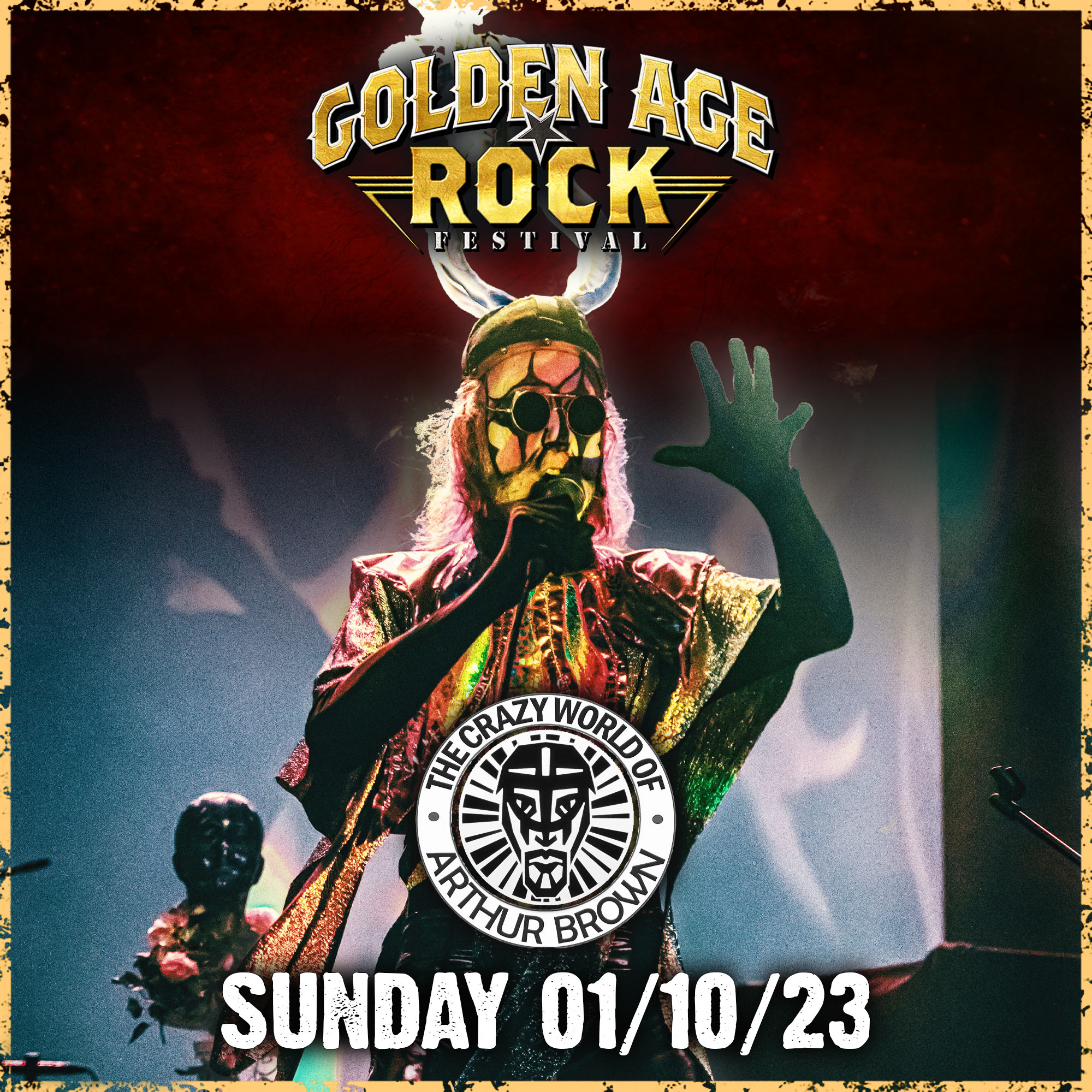 Arthur Brown (UK) - Golden Age Rock Festival